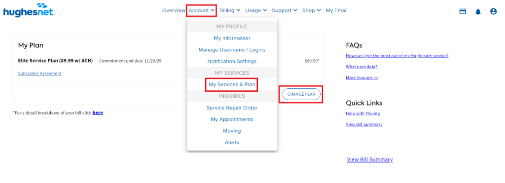 How Do I Cancel Or Modify My new Hughesnet Service Plan?