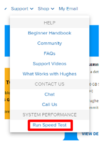 Speed Test at Each End Point