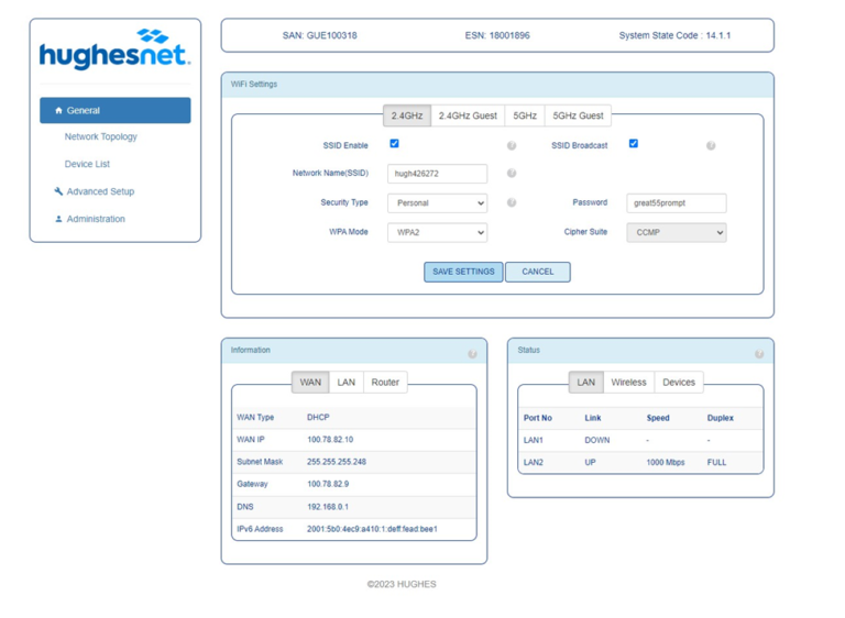 How Do I Pair My Device(s) To the Hughesnet modem?