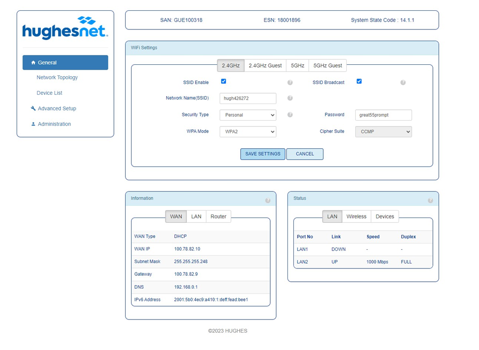 How Do I Pair My Device(s) To the Hughesnet modem?